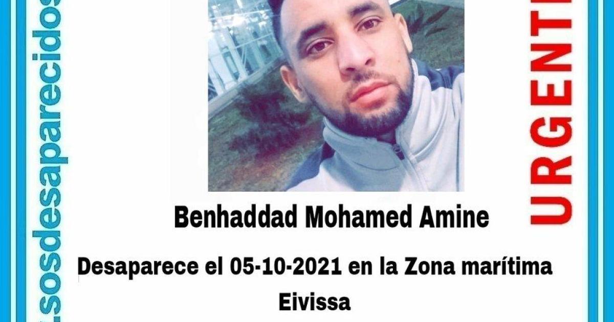 Desaprecido en Ibiza: buscan a Benhaddad Mohamed Amine