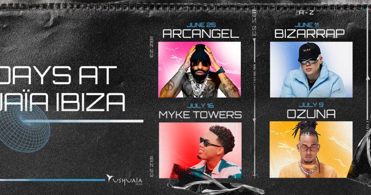 Bizarrap, Maluma y Ozuna aterrizan en Ushuaïa Ibiza este verano