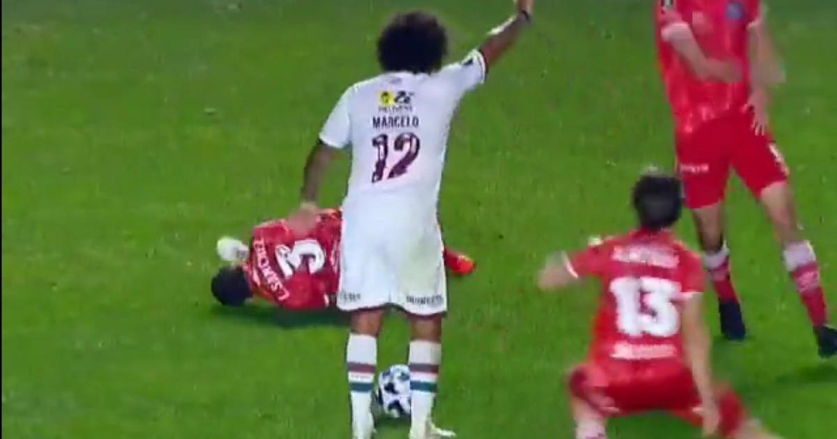 Marcelo le parte la pierna a un jugador «sin querer» y así reaccionó
