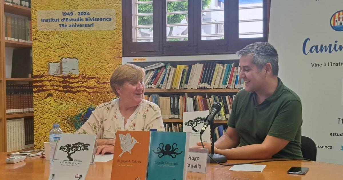Hugo Capellà presenta su nuevo libro ‘Eivissa a l’ombra des pins’