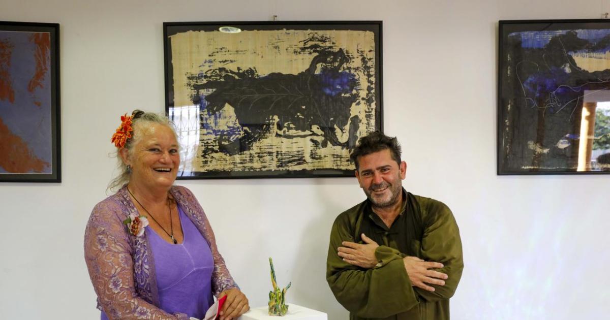 Reivindicativa muestra de Luis Cabezudo y Jessica Sturgess en Can Portmany