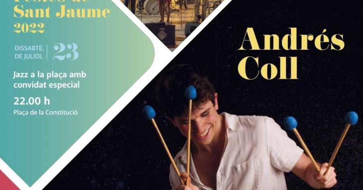 Concierto este sábado de Andrés Coll en Jazz a la Plaça de Formentera
