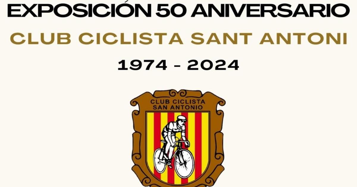 Una exposición de los 50 años del Club Ciclista Sant Antoni